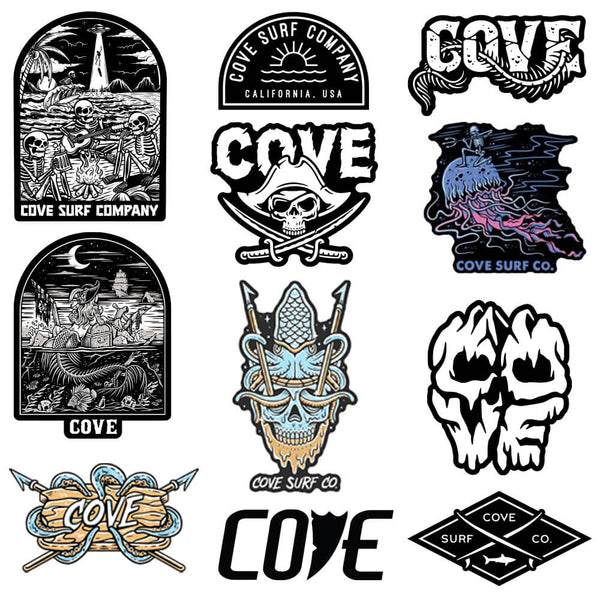 Pirate Pack (11 Stickers) – Cove USA